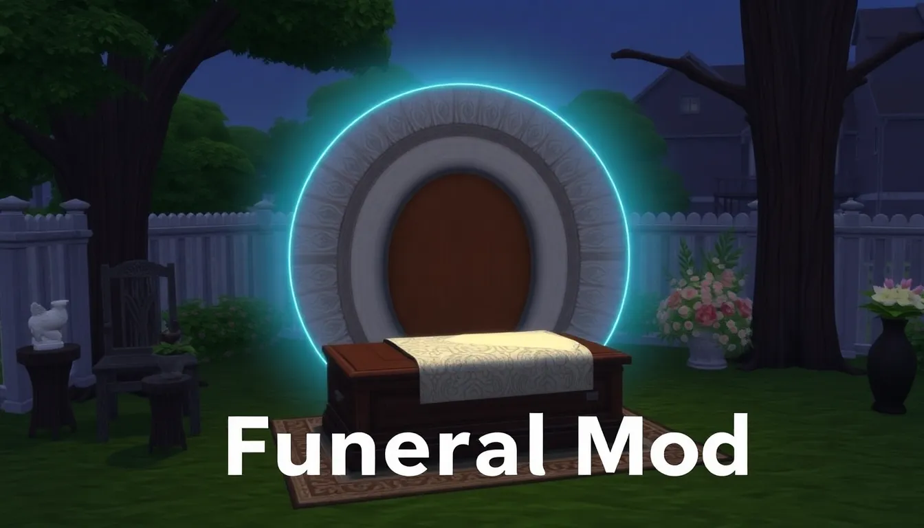 Sims 4 Funeral Mod Guide ⇒ Discover Mortem Mod & Features