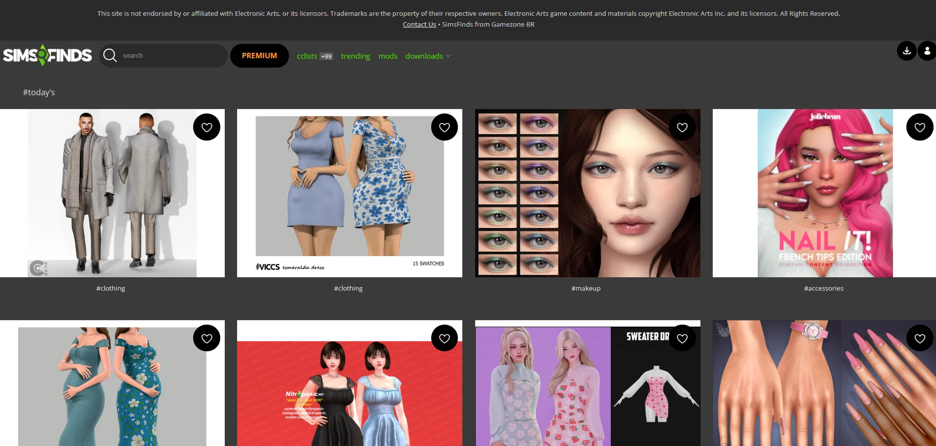 SimsFinds ⇒ Discover the Best Sims 4 Mods & CC Today!