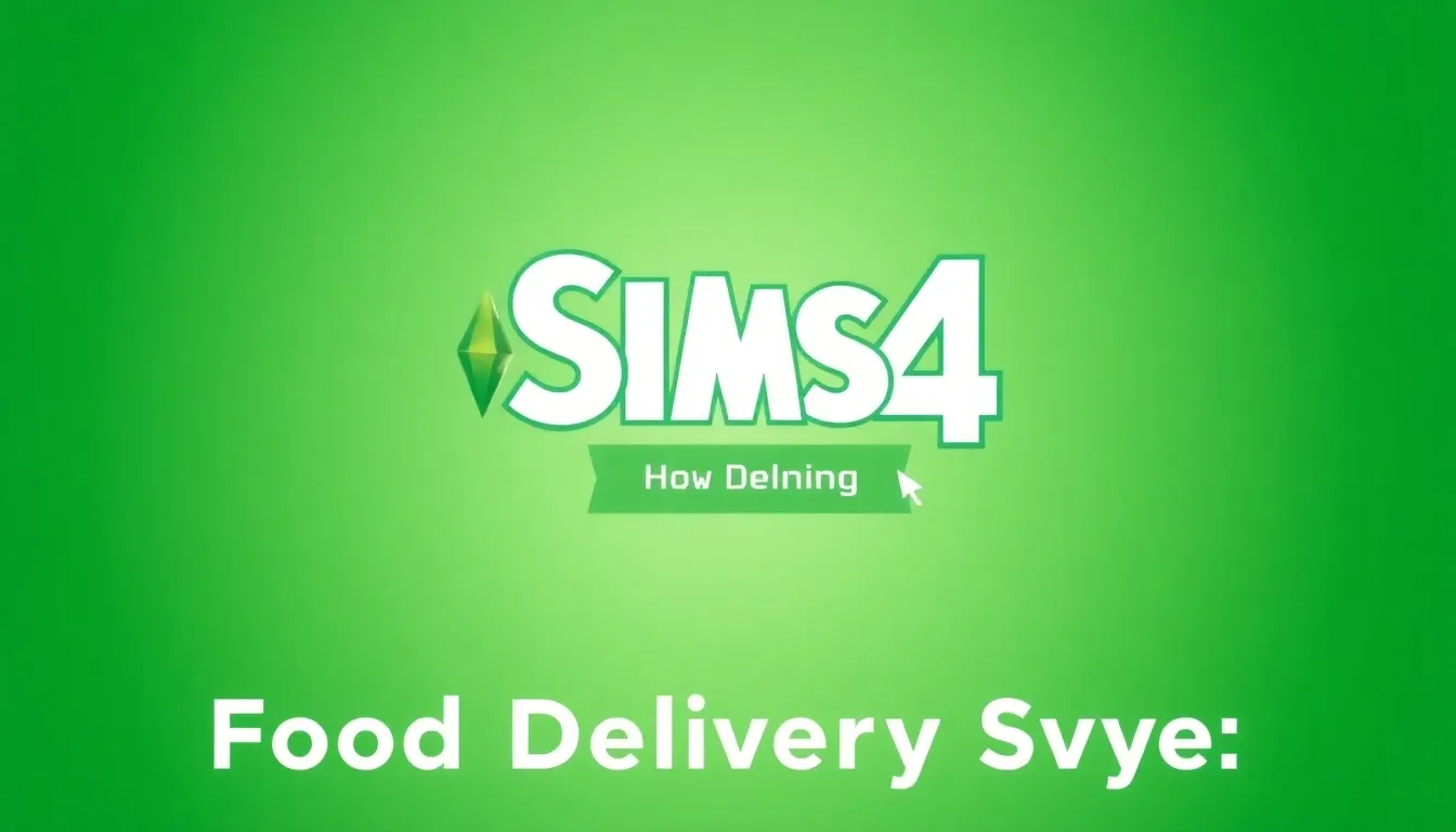 Sims 4 Food Delivery Service Mod ⇒ Download & Install Now!