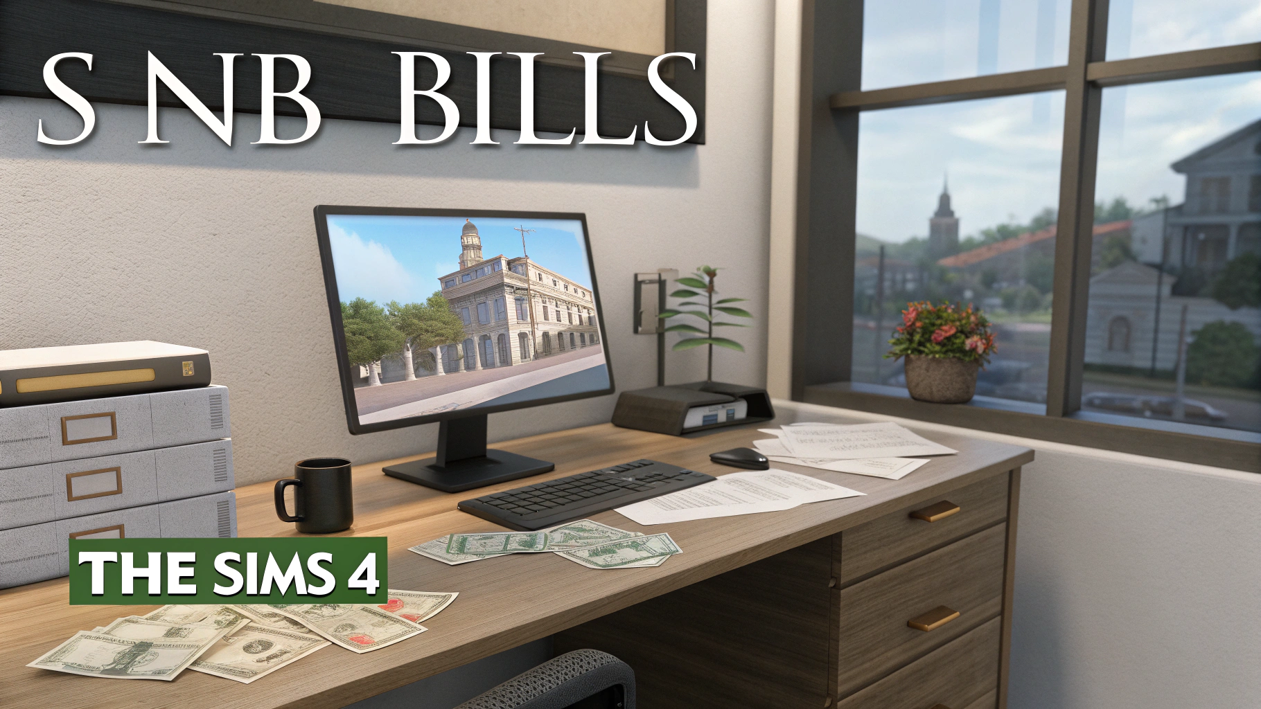 Sims 4 SNB - Bills Mod ⇒ Manage Realistic Expenses Now!