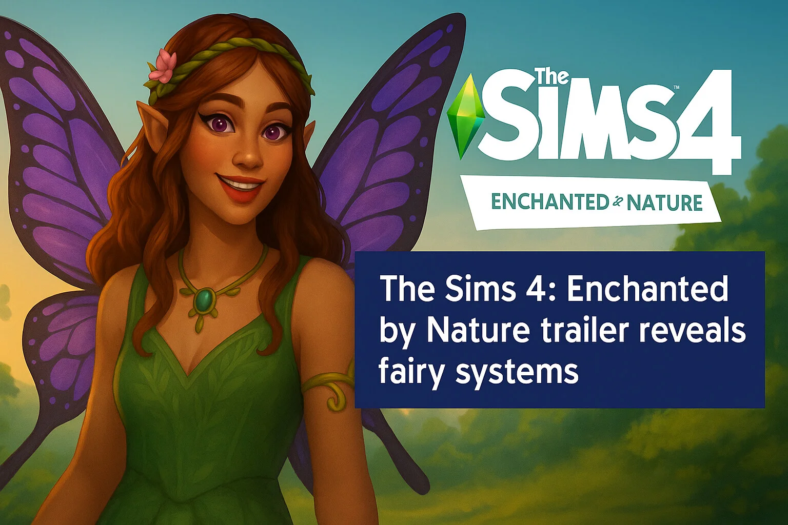 Sims 4 Brings Fairy Gameplay Magic in Enchanted by Nature ⇒ Sims4Life