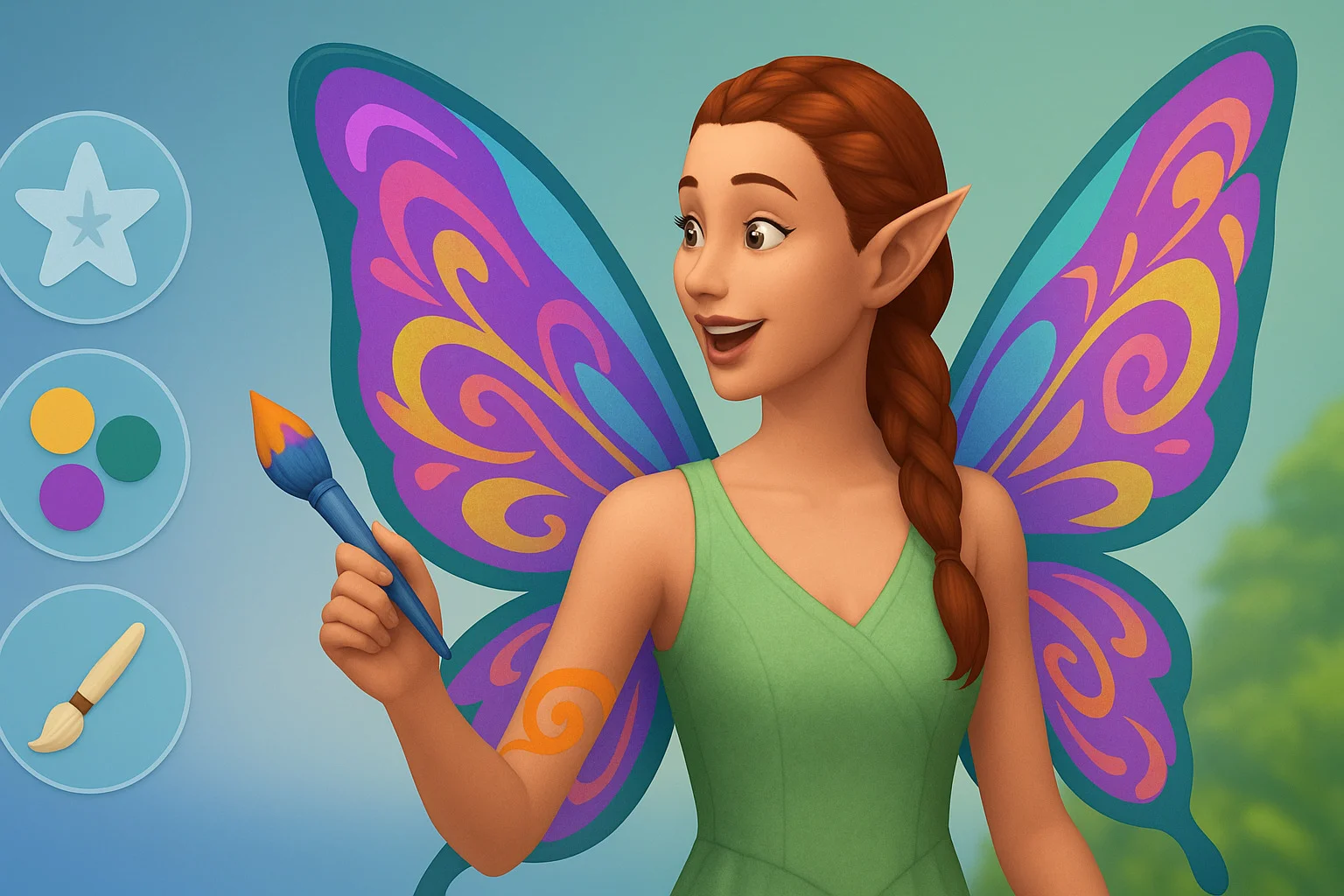 Sims 4 lets players paint their own fairy wings ⇒ Sims4Life