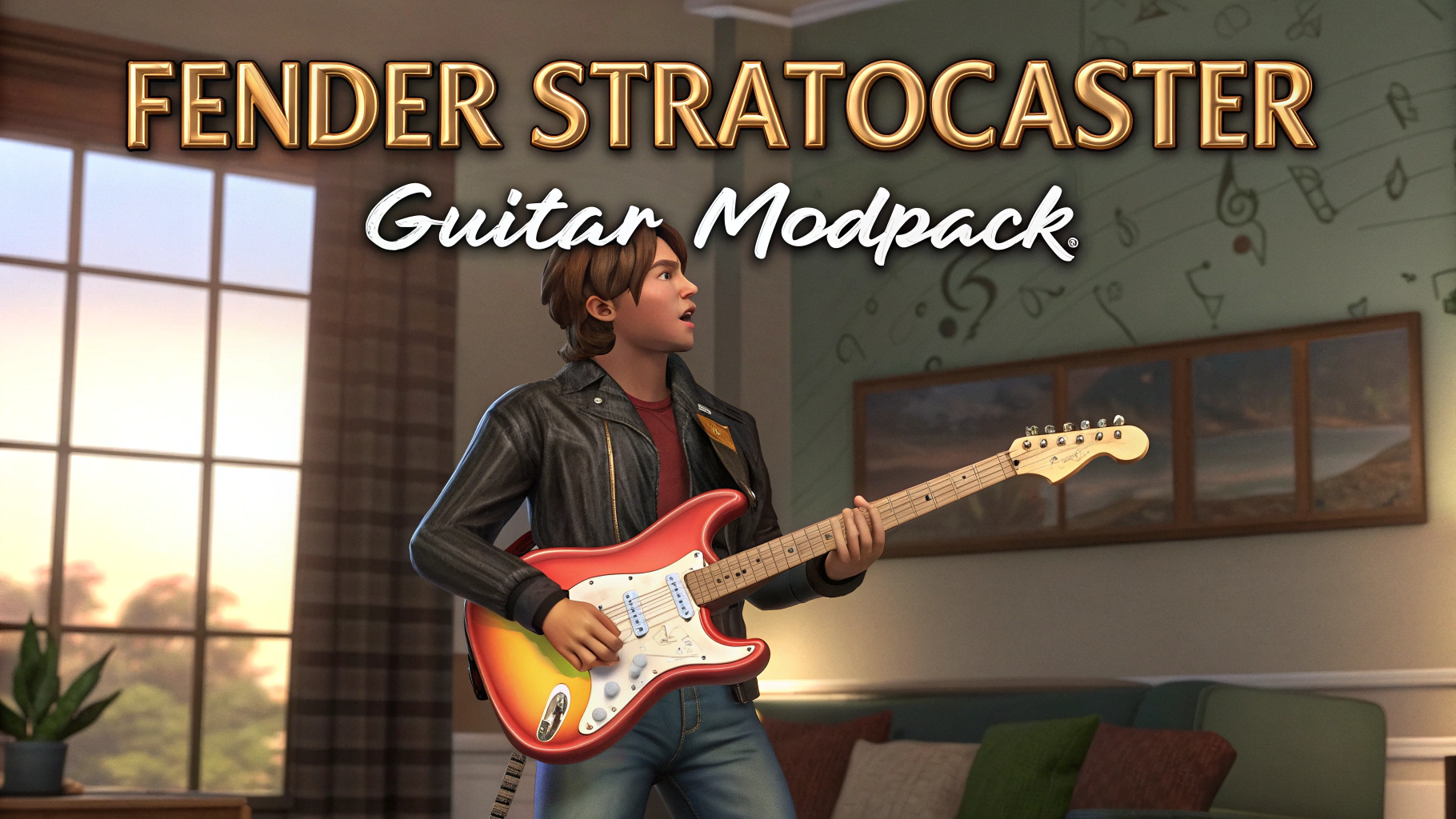 Download Sims 4 Fender Stratocaster Guitar Modpack ⇒ Play Now!