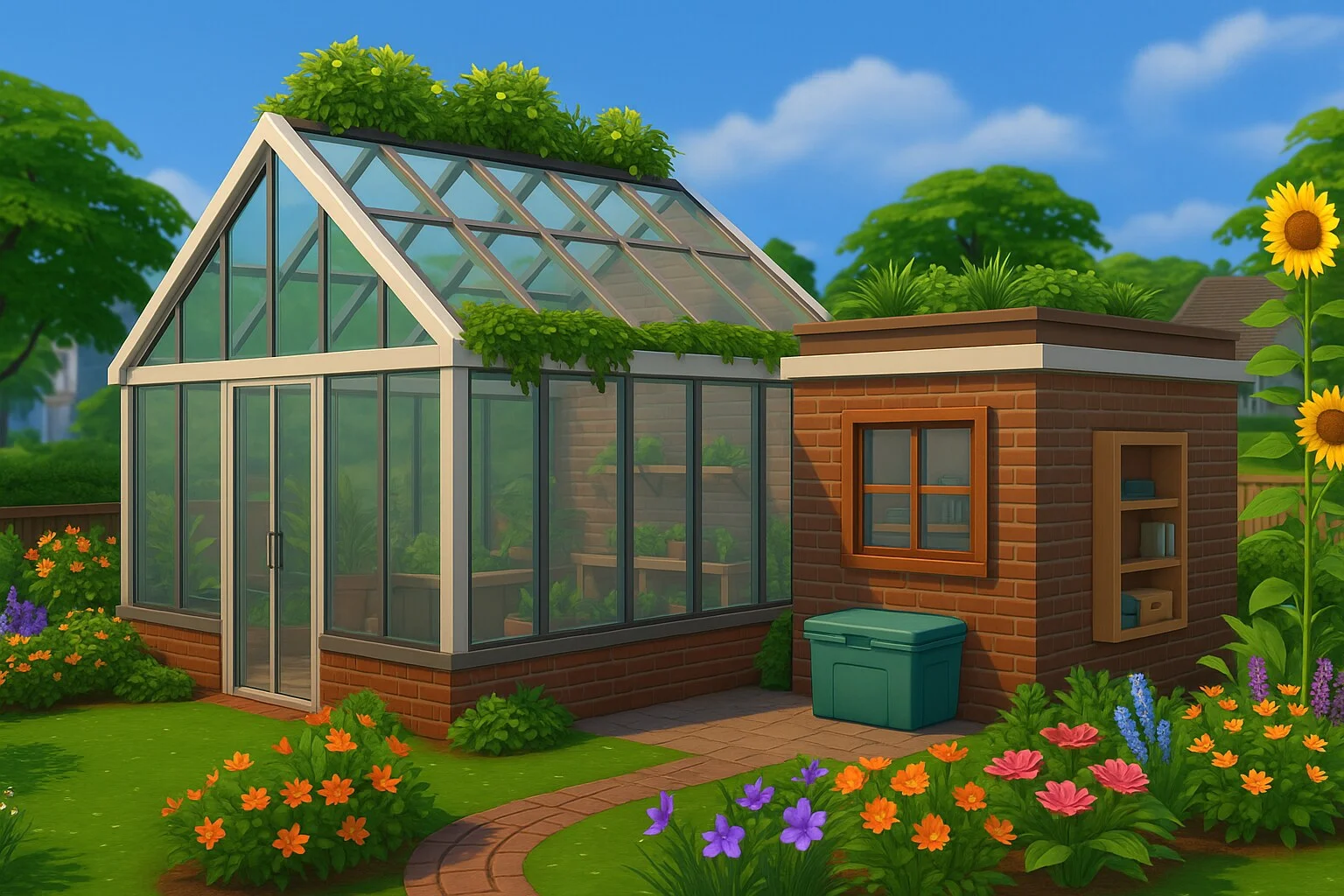 Sims 4 update delivers brilliant roof and greenhouse tools ⇒ Sims4Life