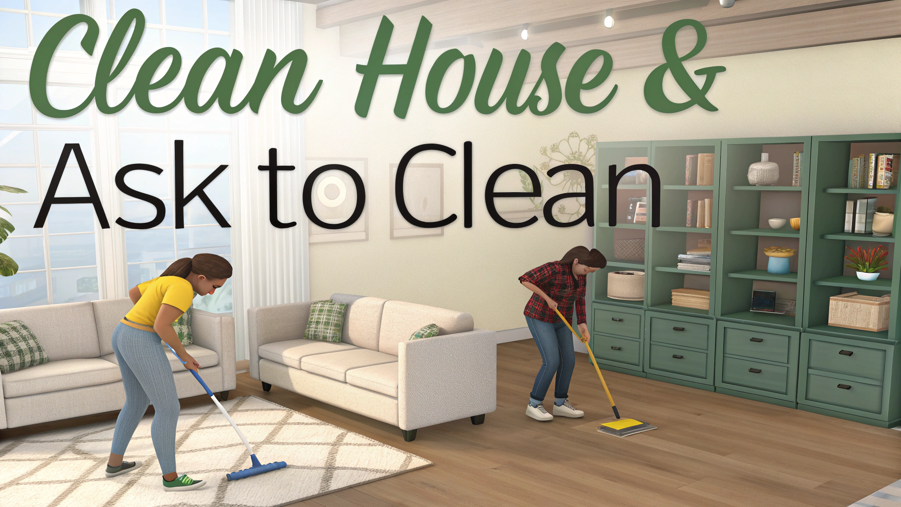 Sims 4 Clean House & Ask to Clean Mod ⇒ Install & Play Now!