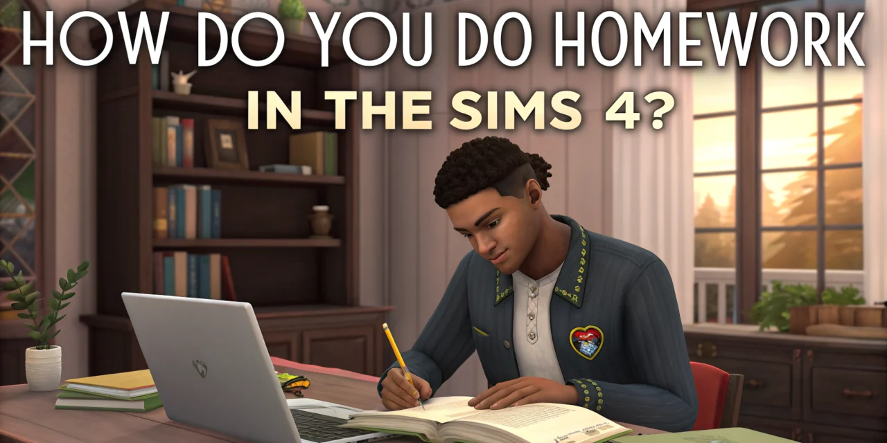 How to Do Homework in The Sims 4 ⇒ Step-by-Step Guide