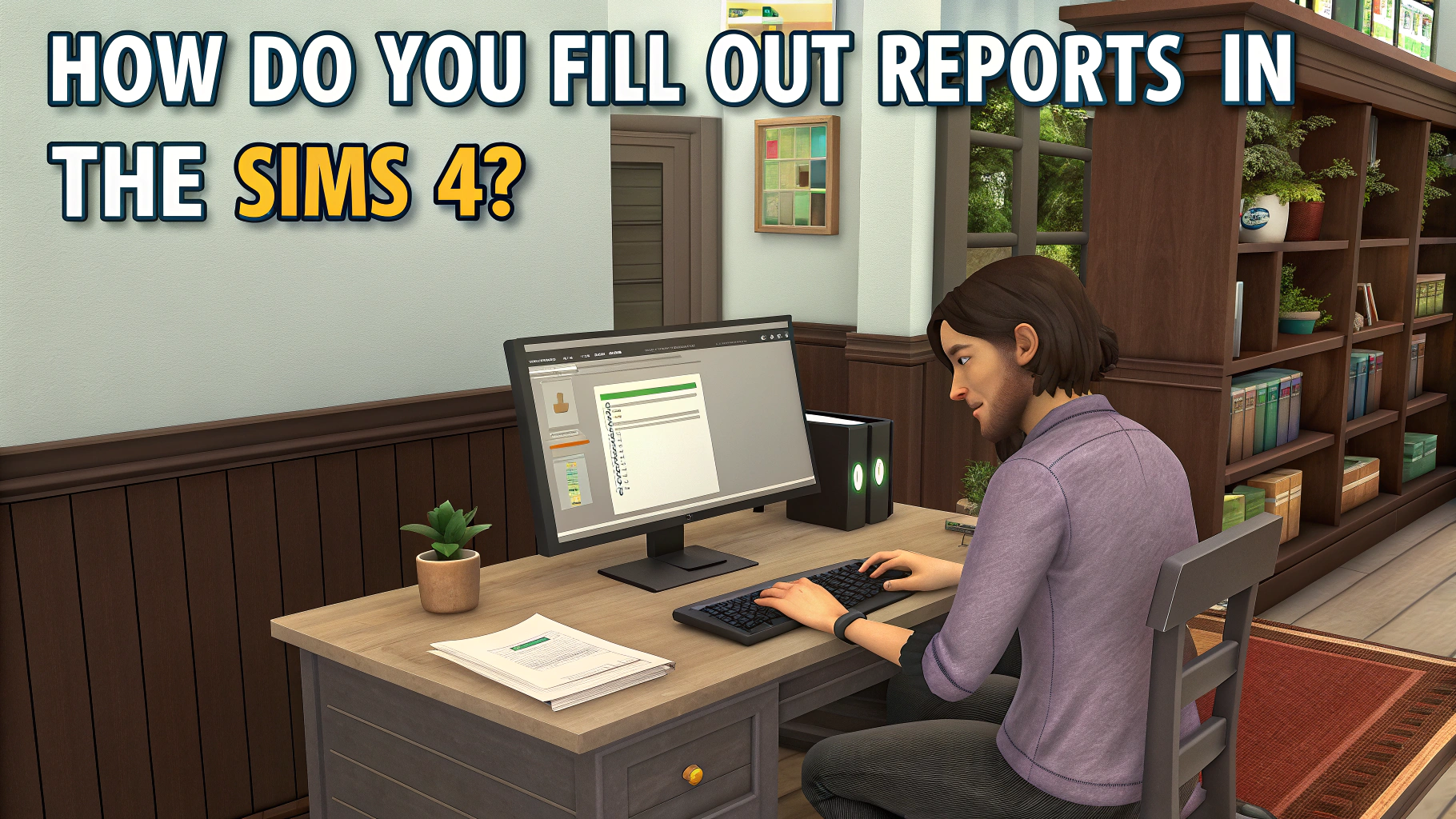 Fill Out Reports in The Sims 4 ⇒ Boost Career Success Now