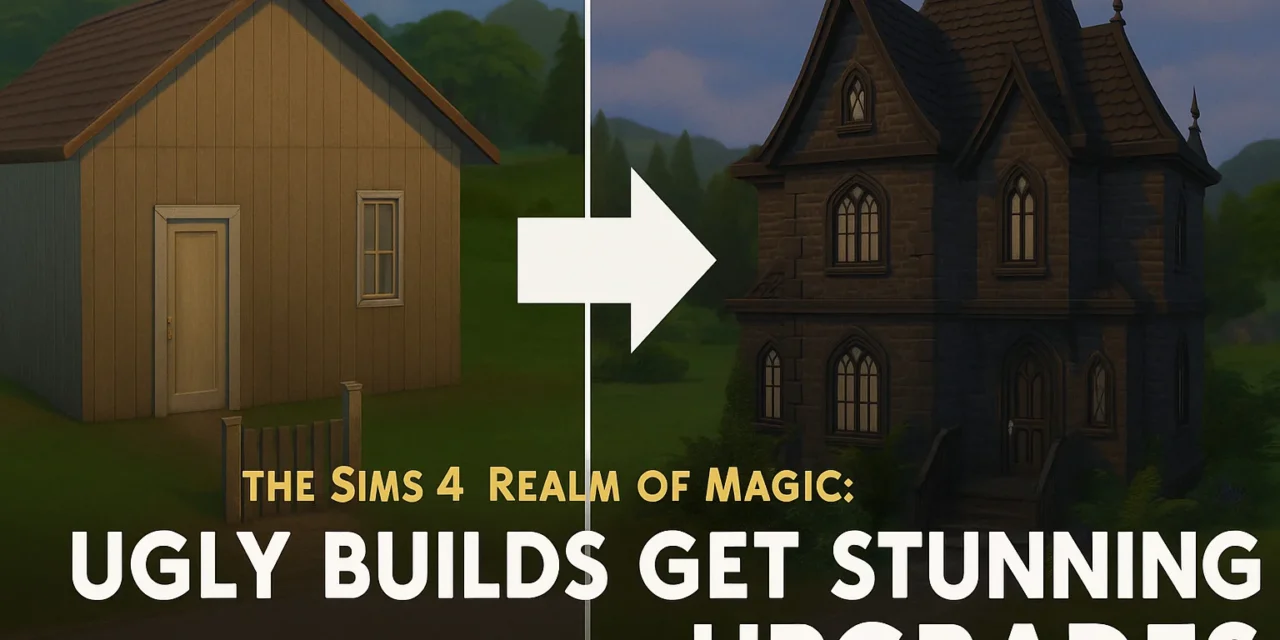 Sims 4 Realm of Magic - Ugly builds get stunning upgrades ⇒ Sims4Life