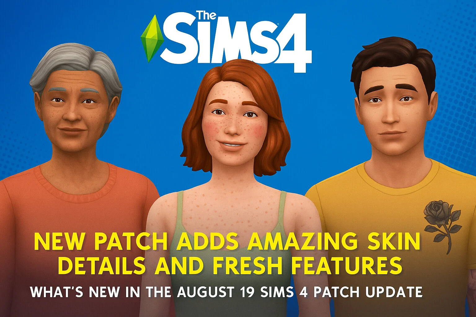 Sims 4 new patch adds amazing skin details and fresh features ⇒ Sims4Life