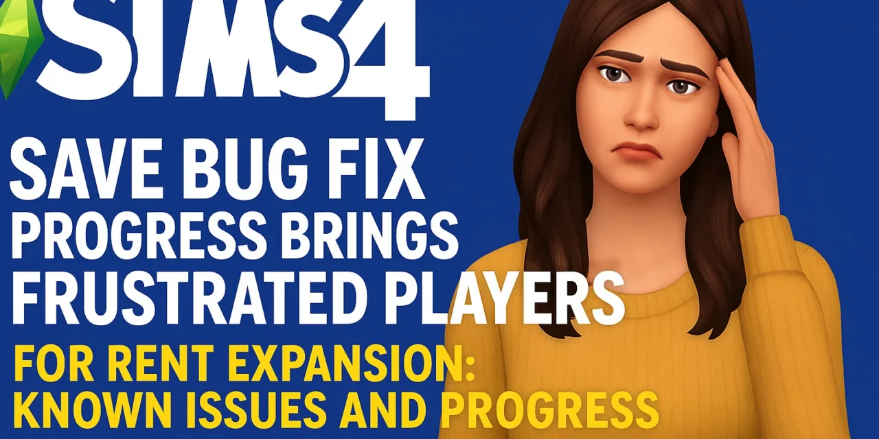 Sims 4 save bug fix progress brings hope to frustrated players ⇒ Sims4Life