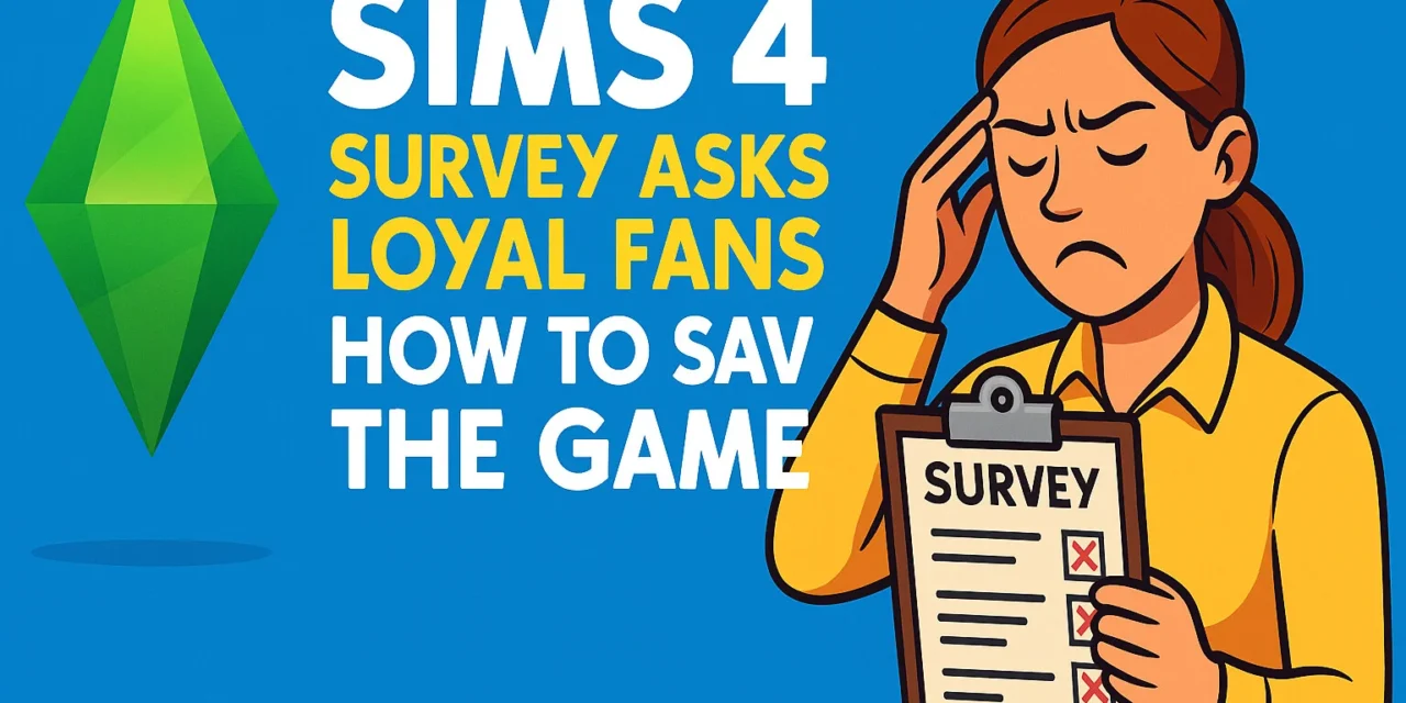 Sims 4 survey asks loyal fans how to save the game ⇒ Sims4Life