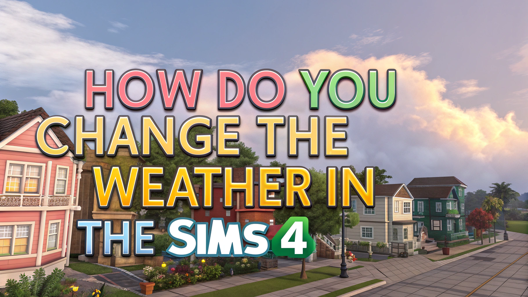 Change the Weather in The Sims 4 ⇒ Learn Easy Steps Now