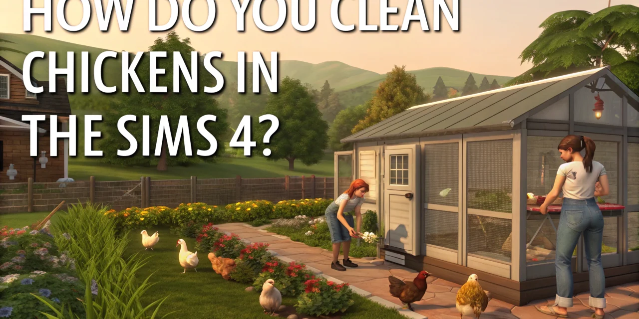 How to Clean Chickens in The Sims 4 ⇒ Learn Easy Steps Now
