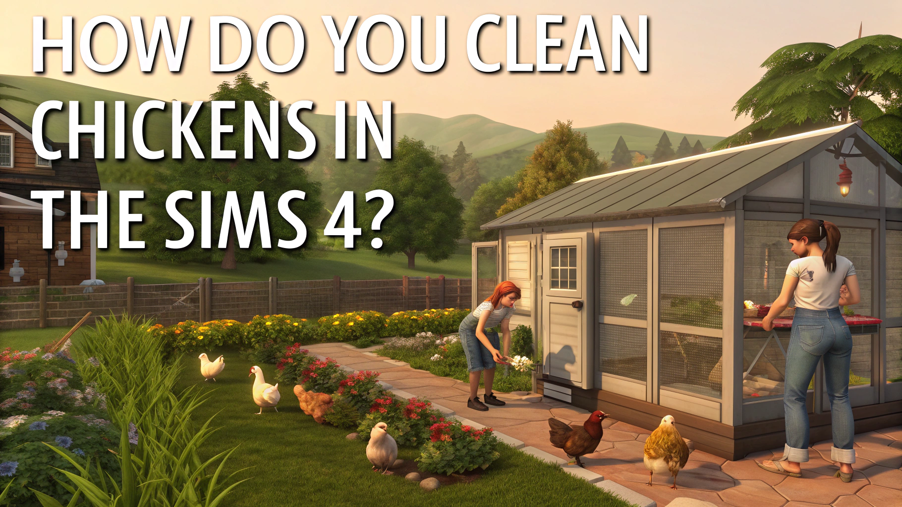 How to Clean Chickens in The Sims 4 ⇒ Learn Easy Steps Now