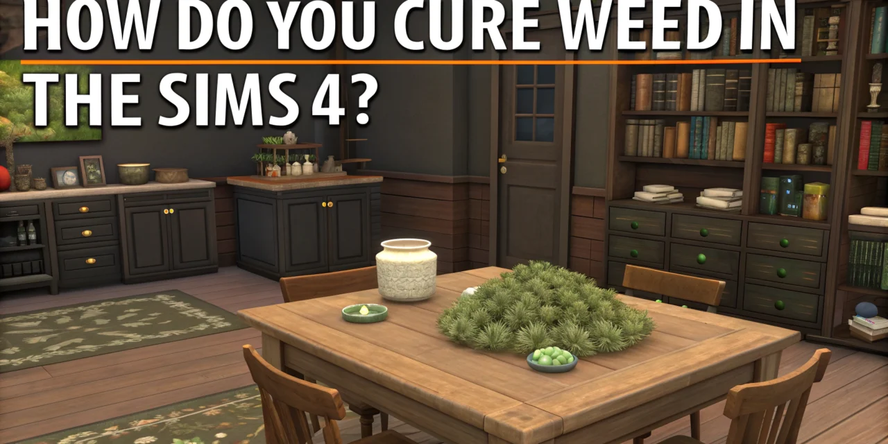 Cure Weed in The Sims 4 ⇒ Easy Guide to Perfect Cannabis
