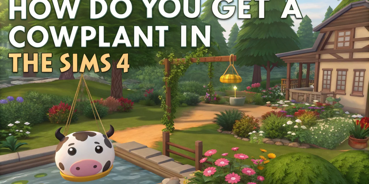 How to Get a Cowplant in Sims 4 ⇒ Learn Easy Steps Now