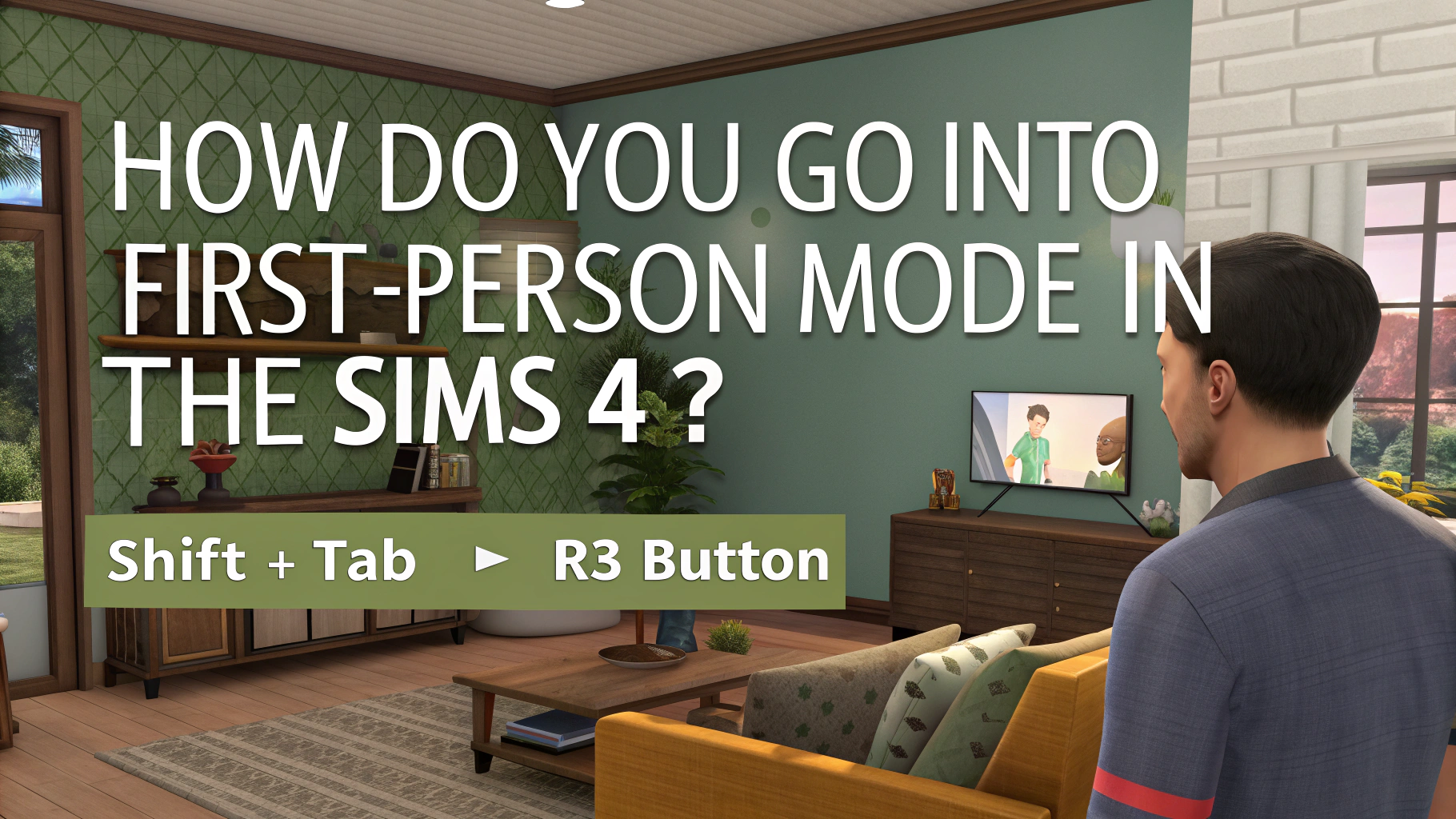 Go First-Person in The Sims 4 ⇒ Learn the Simple Shortcut