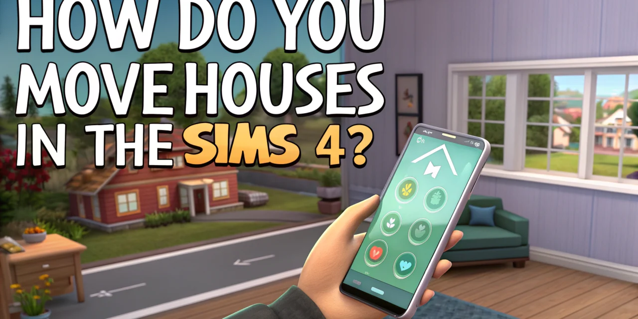 Move Houses in The Sims 4 ⇒ Learn How With Easy Steps Now