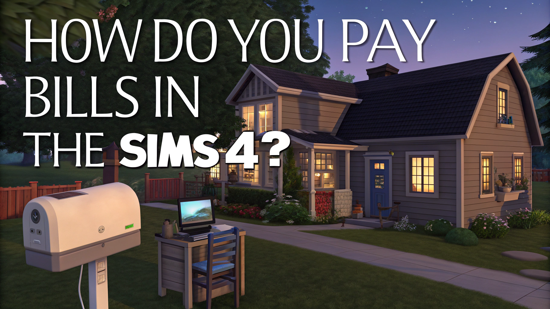 How to Pay Bills in The Sims 4 ⇒ Learn Easy Steps Now