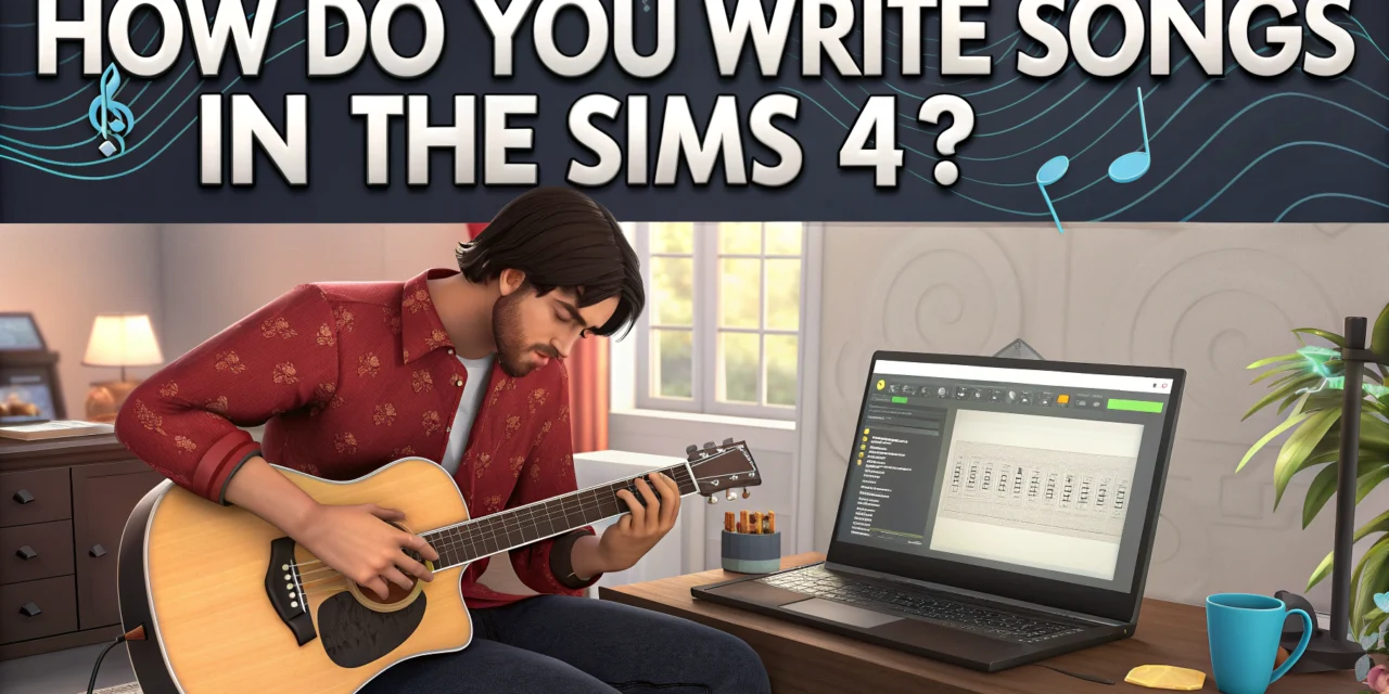 How to Write Songs in The Sims 4 ⇒ Learn the Steps Now