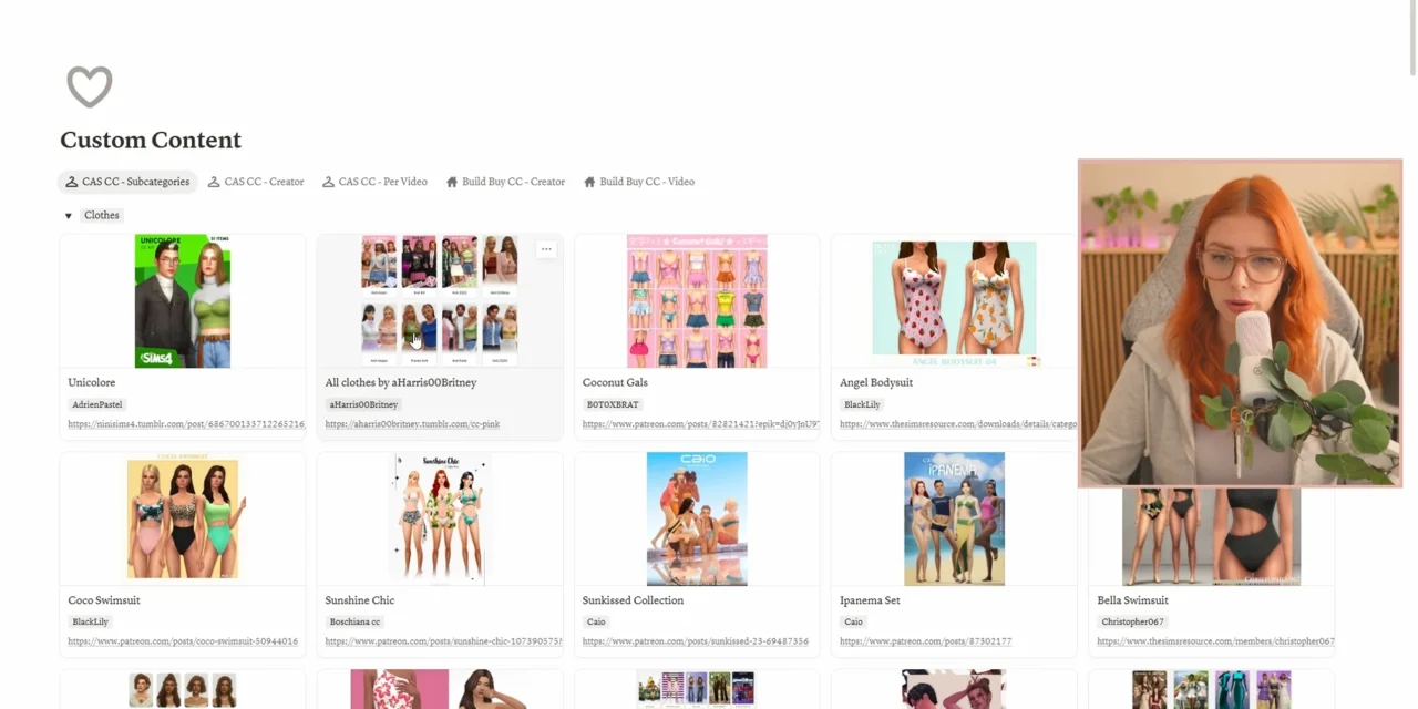 A smoother way to CC shop: Rosanna’s new Sims 4 database is live ⇒ ...