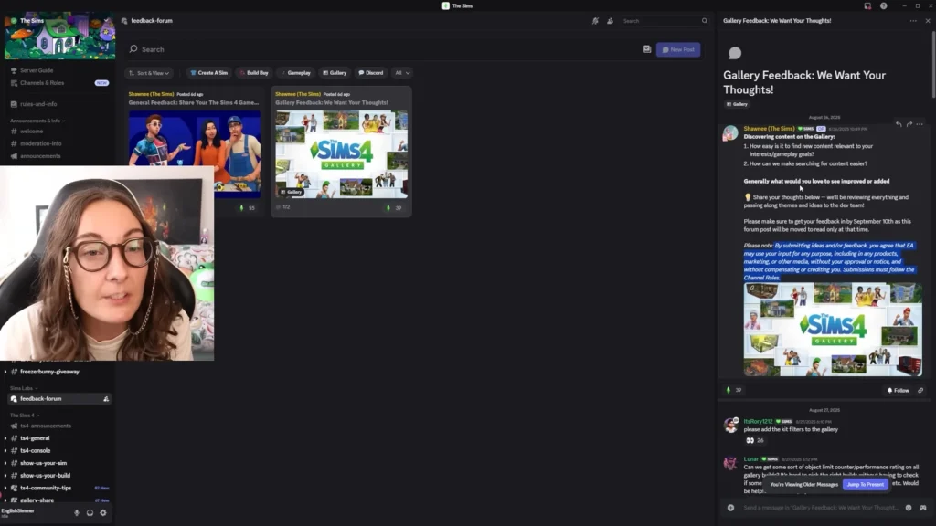 Sims 4 opens structured feedback on Discord: how to make your voice ...
