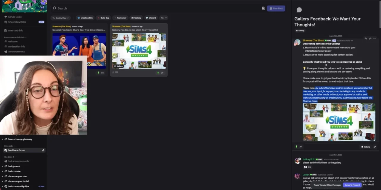 Sims 4 opens structured feedback on Discord: how to make your voice ...