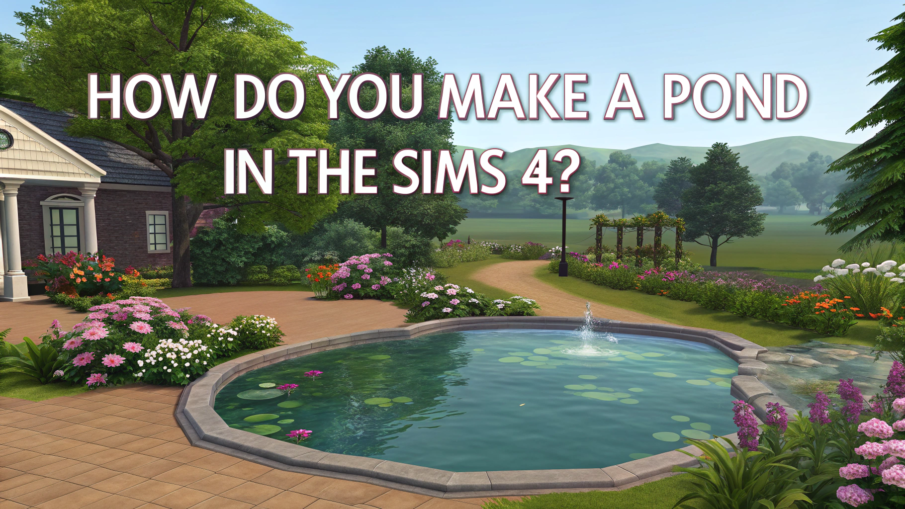 Make a Pond in The Sims 4 ⇒ Step-by-Step Guide & Tips