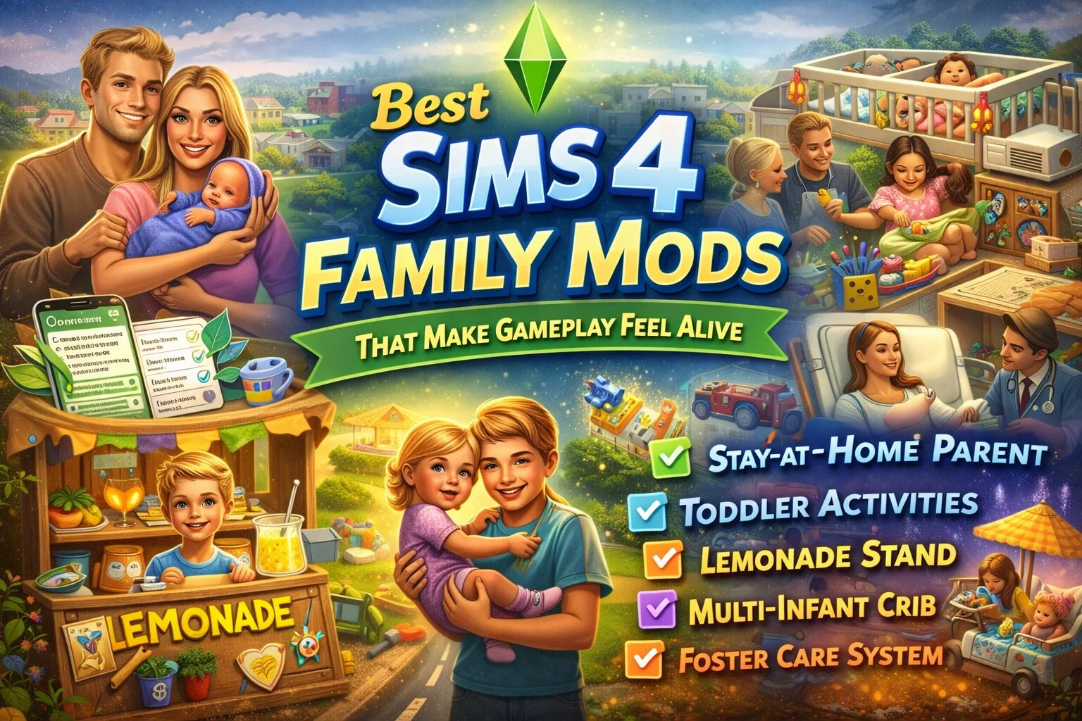 Best Sims 4 family mods that make gameplay feel alive ⇒ Sims4Life